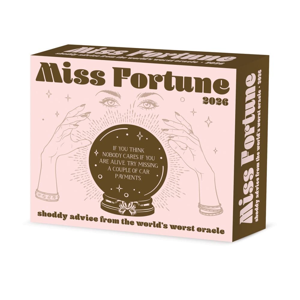 Miss Fortune 2026 Desk Calendar - Calendars.com