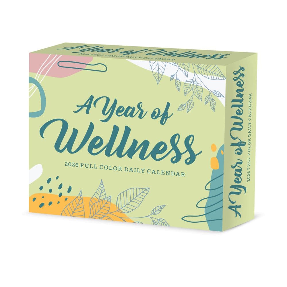 Year of Wellness 2026 Desk Calendar - Calendars.com