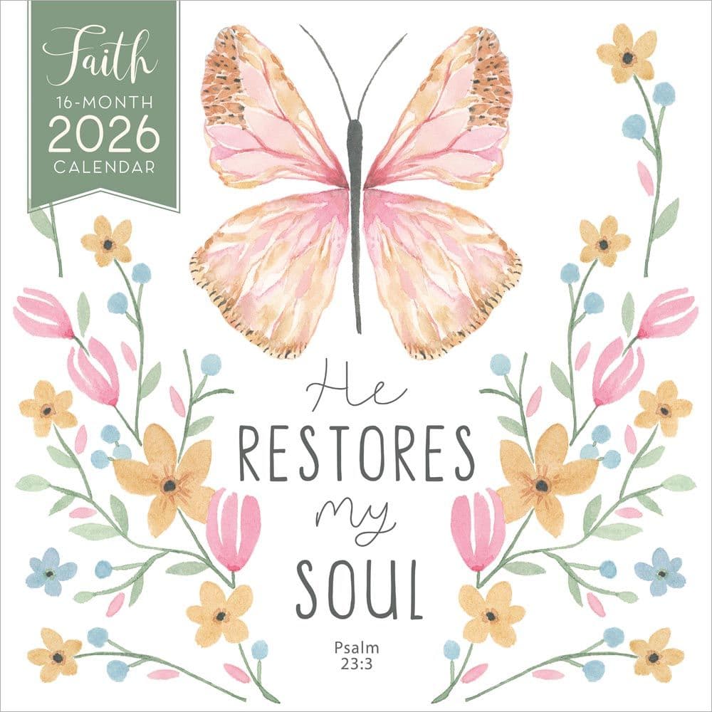 Faith 2026 Wall Calendar - Calendars.com