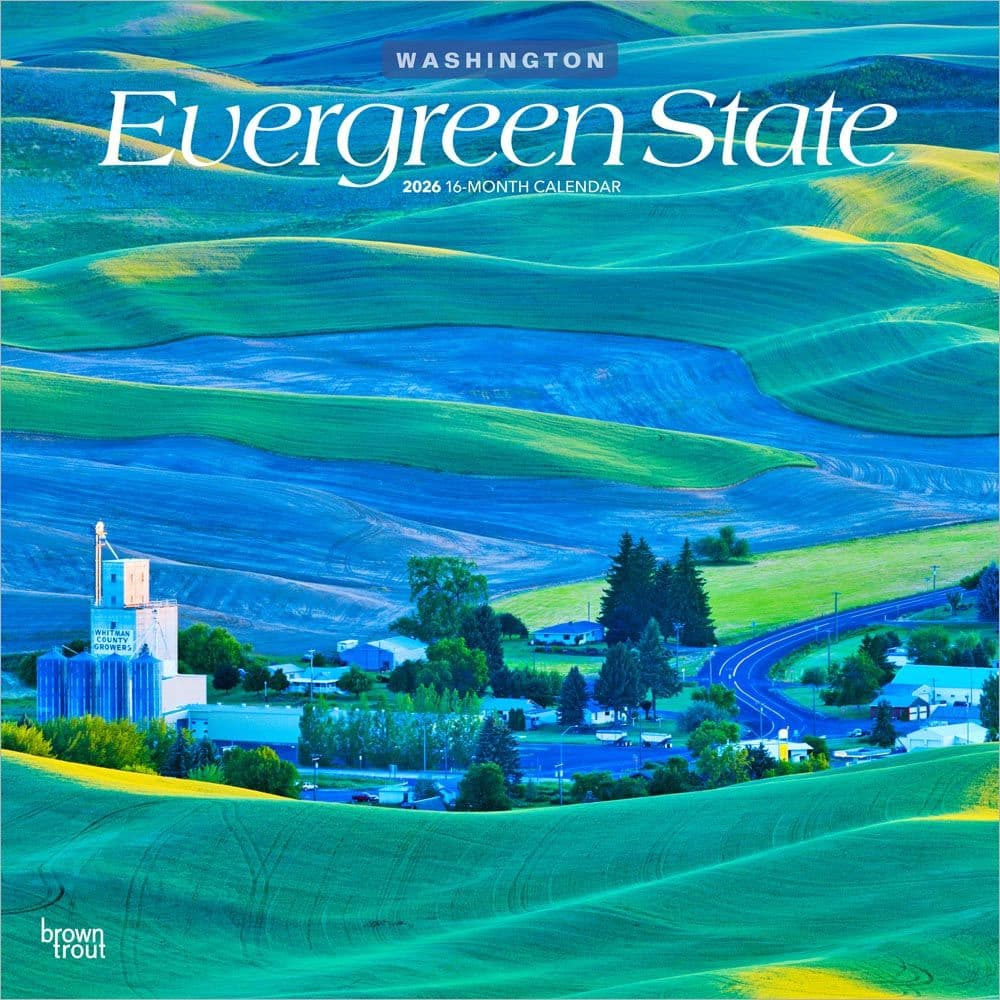 Evergreen State Washington Places - Calendars.com