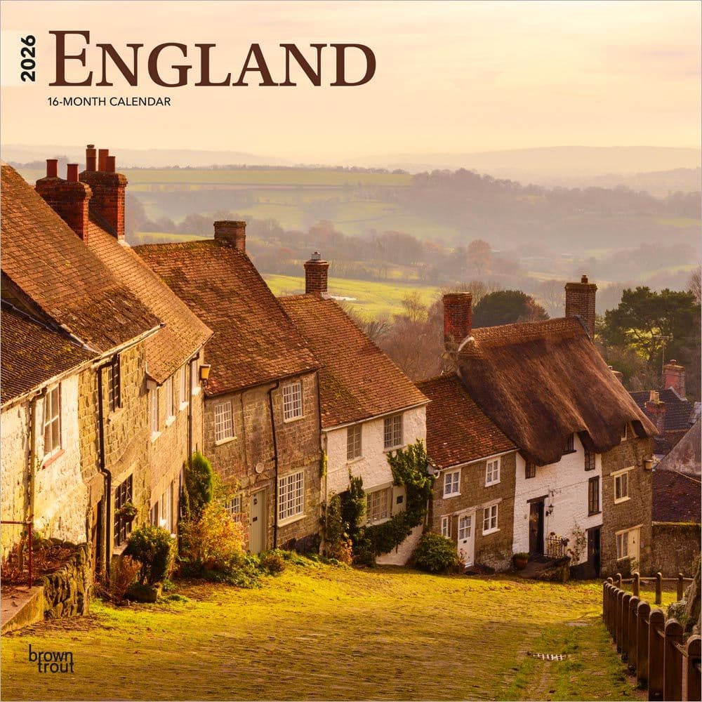England 2026 Wall Calendar - Calendars.com