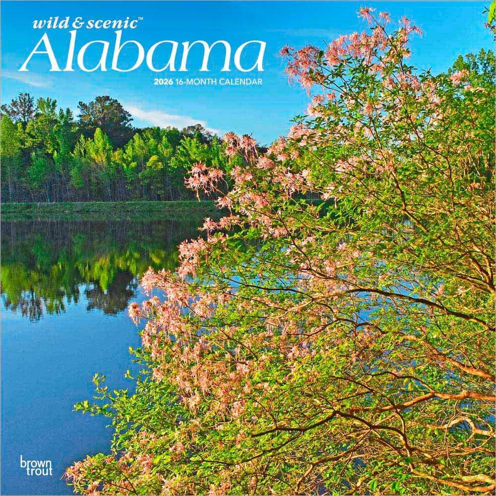 Alabama Wild and Scenic 2026 Wall Calendar - Calendars.com
