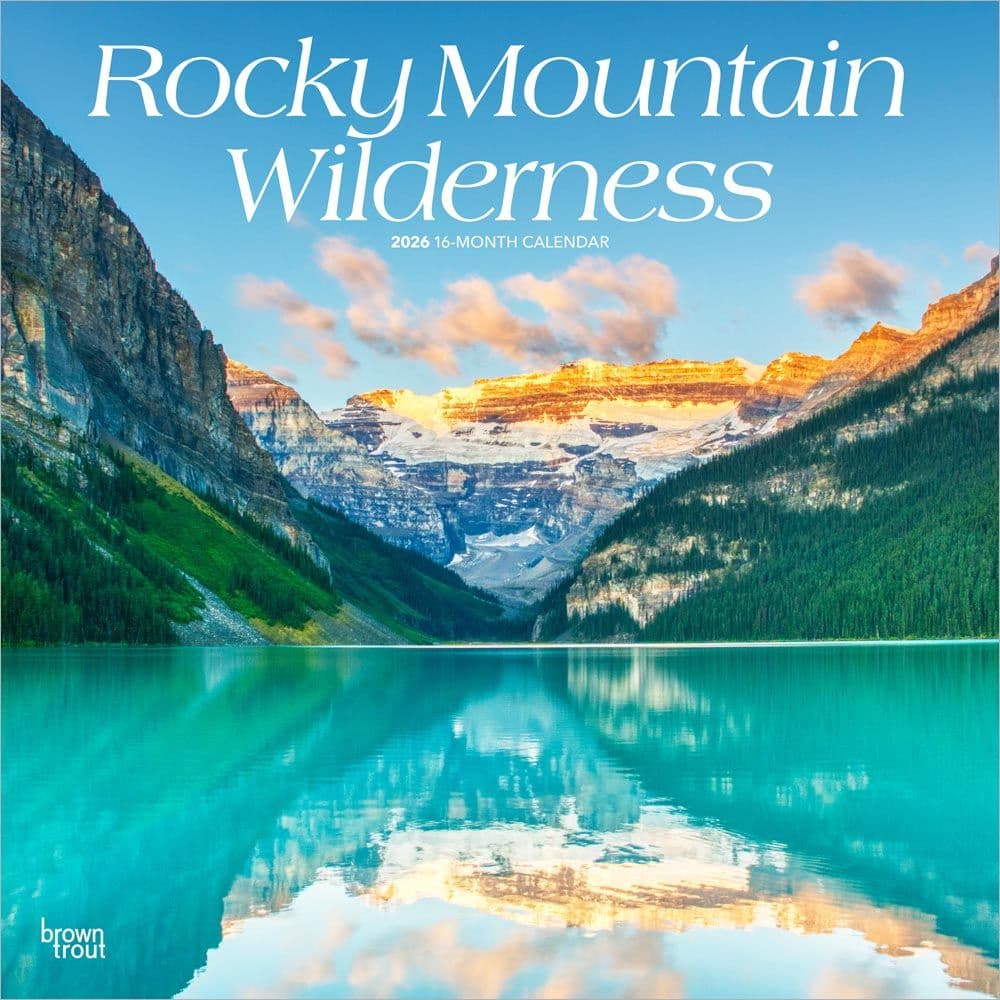 Rocky Mountain Wilderness 2026 Wall Calendar - Calendars.com