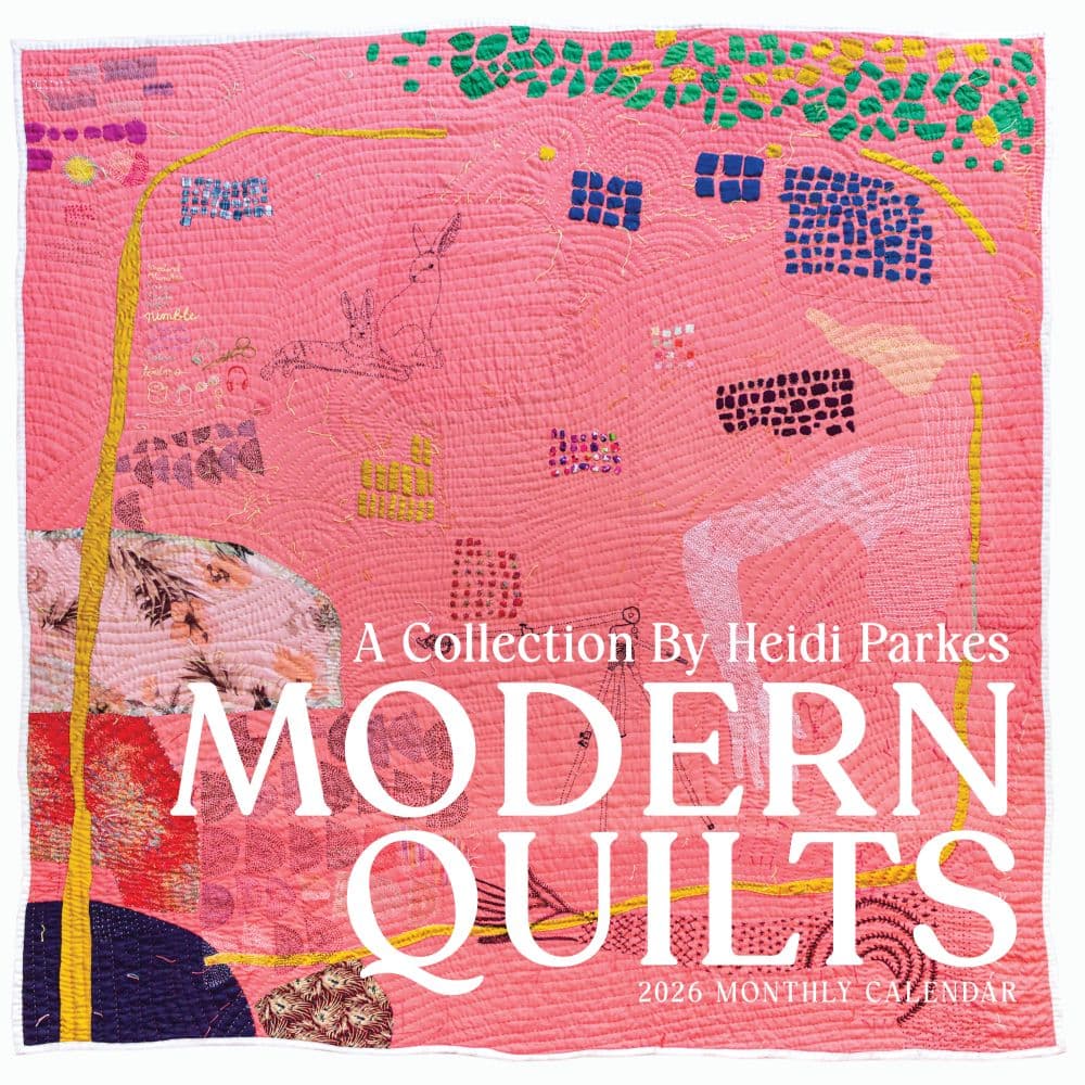 Modern Quilts 2026 Wall Calendar - Calendars.com