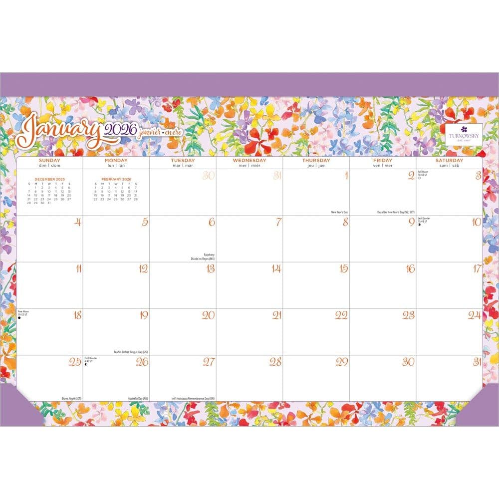 Turnowsky House 2026 Desk Pad - Calendars.com