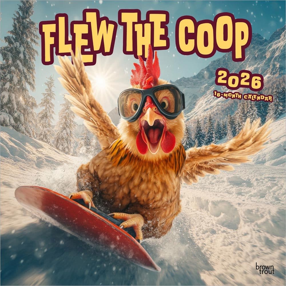 Flew the Coop 2026 Wall Calendar - Calendars.com