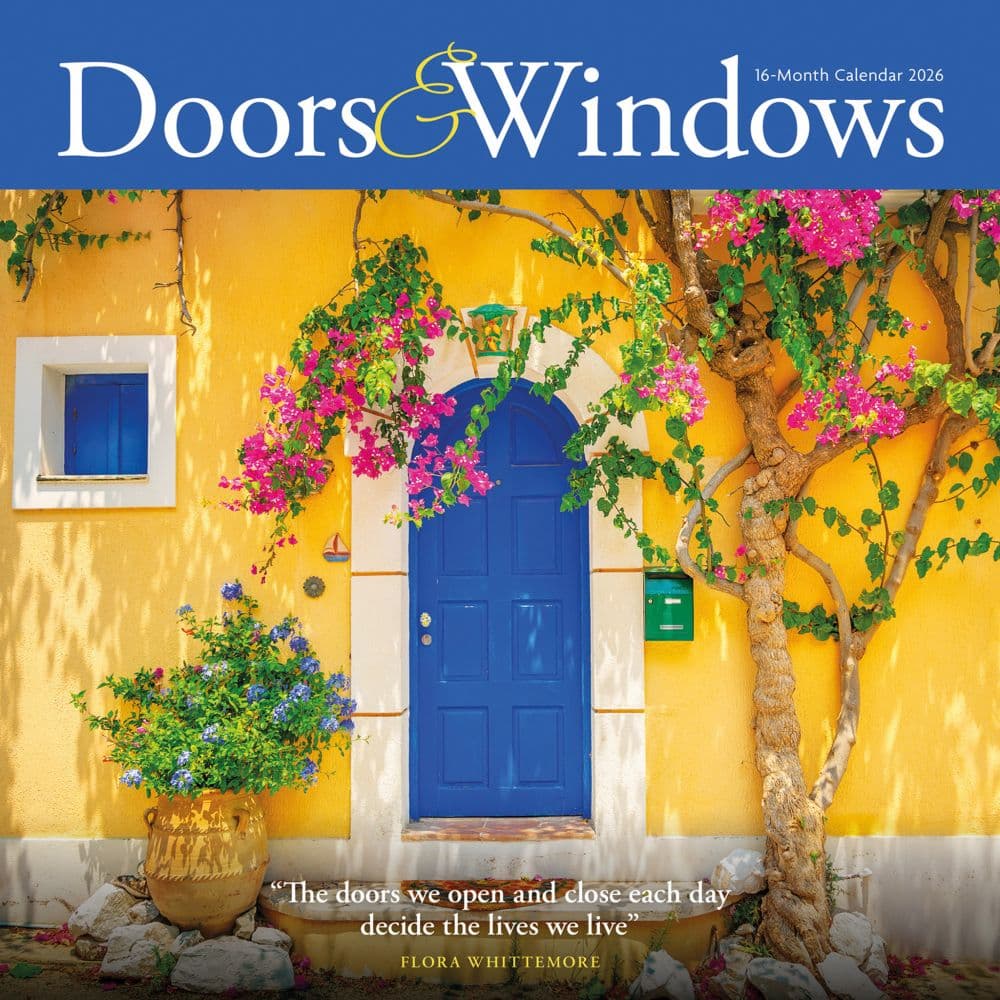 Doors and Windows 2026 Wall Calendar - Calendars.com