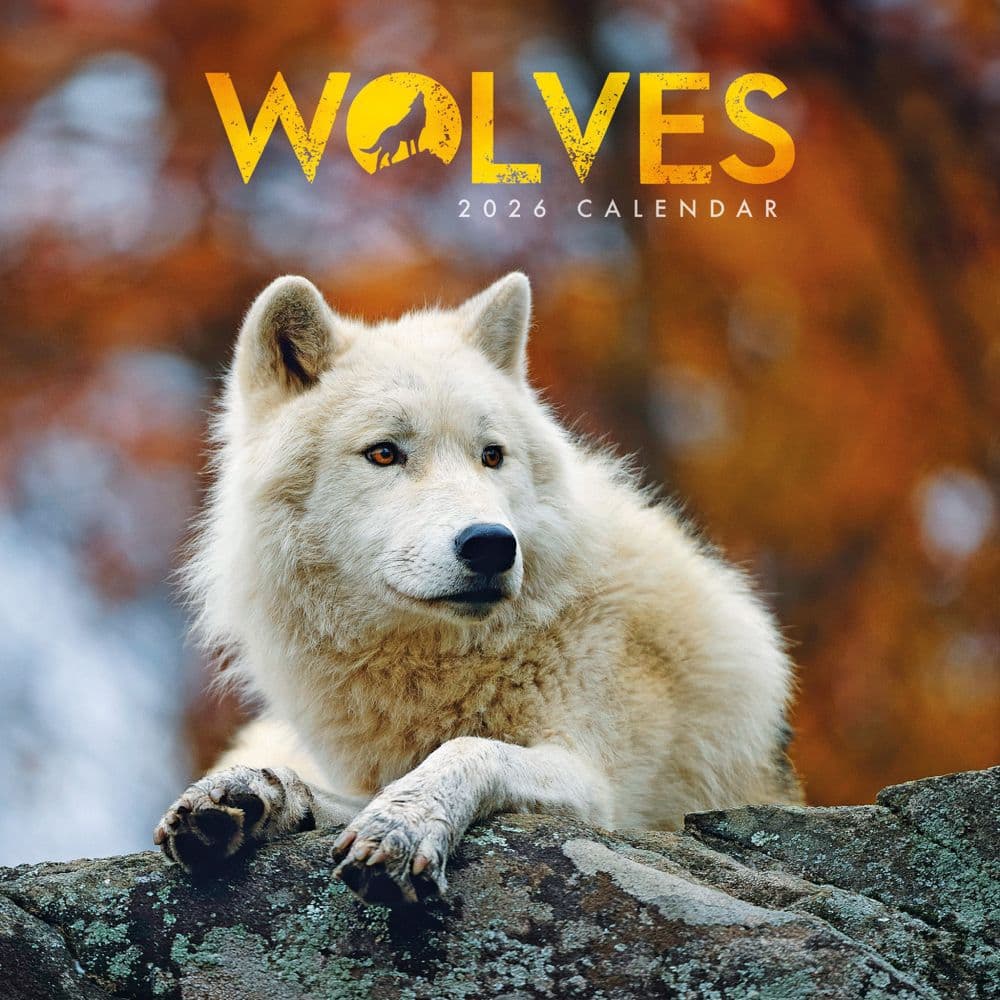 Wolves 2026 Mini Wall Calendar - Calendars.com
