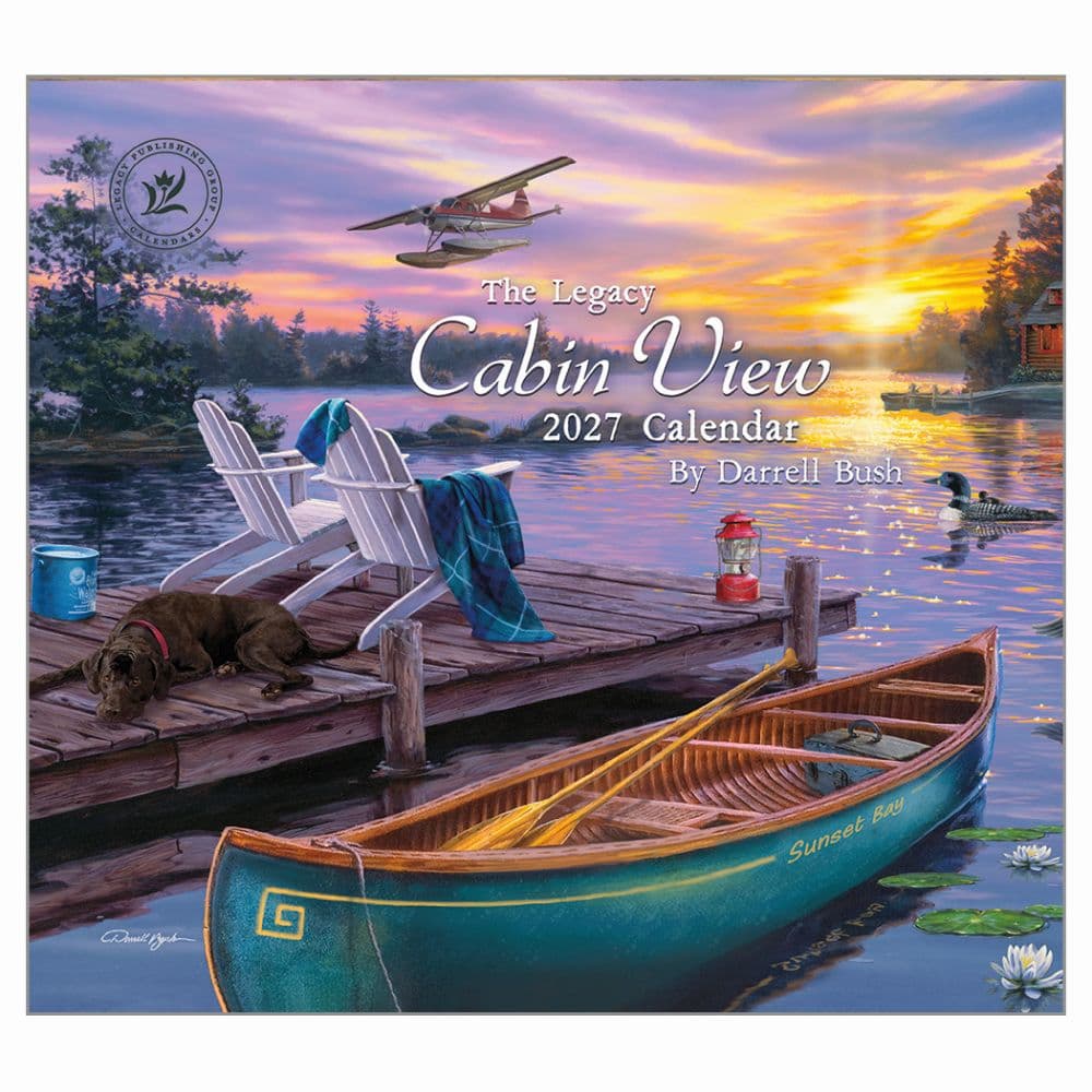 Cabin View 2027 Wall Calendar by Darrell Bush - Calendars.com