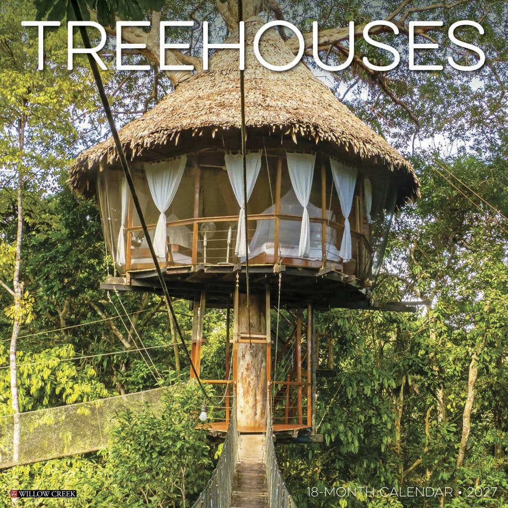 Treehouses 2027 Wall Calendar - Calendars.com