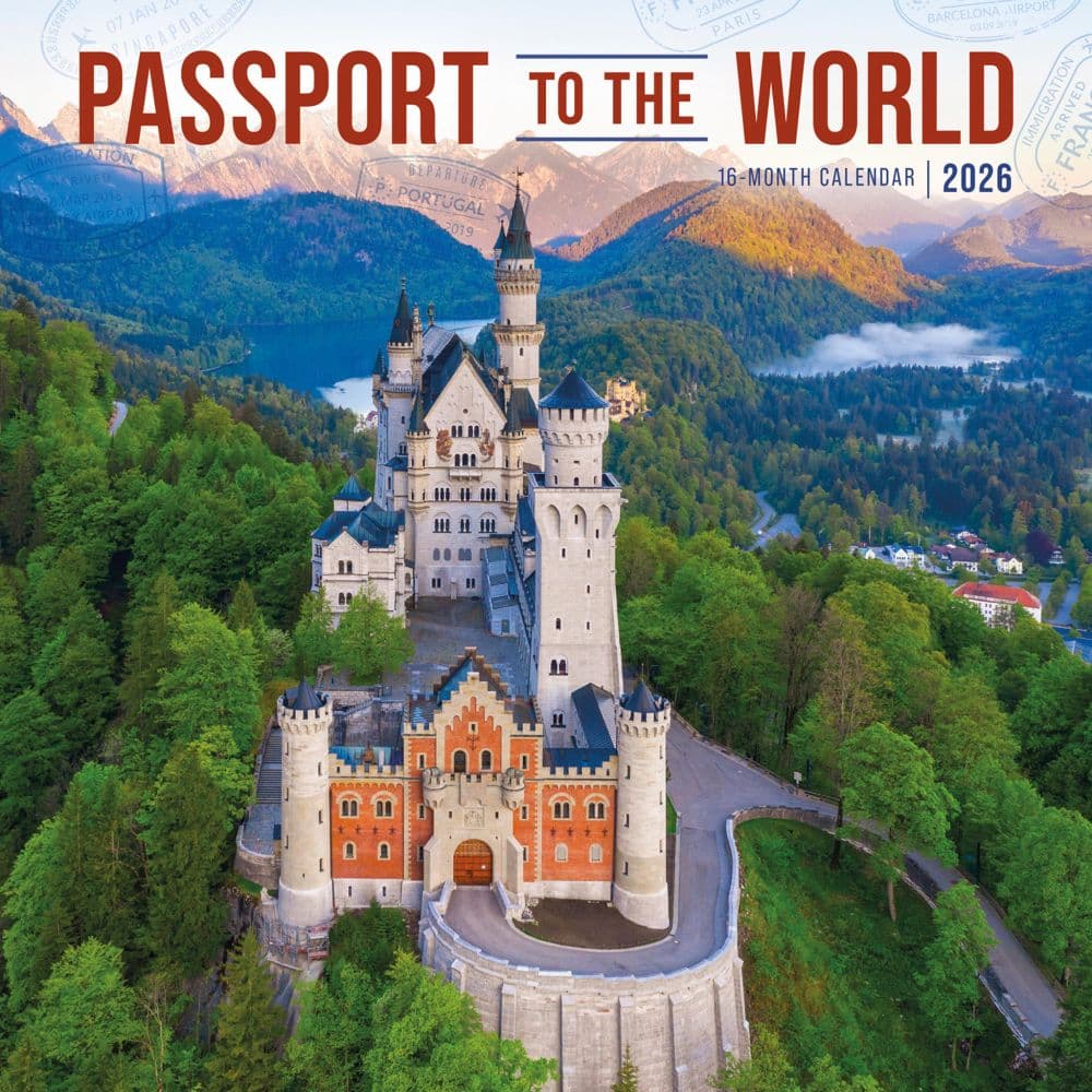 Passport to the World 2026 Wall Calendar - Calendars.com