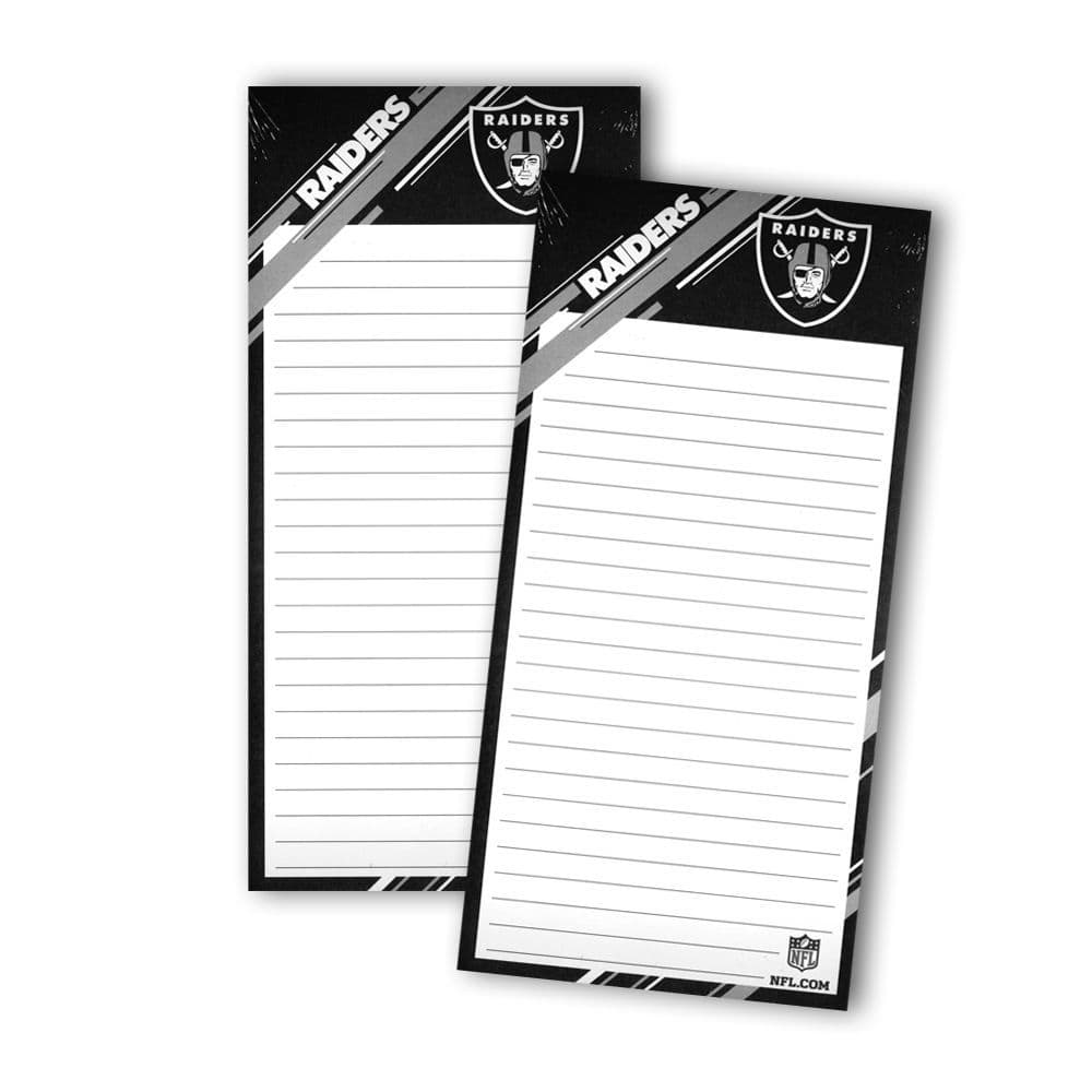 Raiders List Pad (2 Pack) - Calendars.com