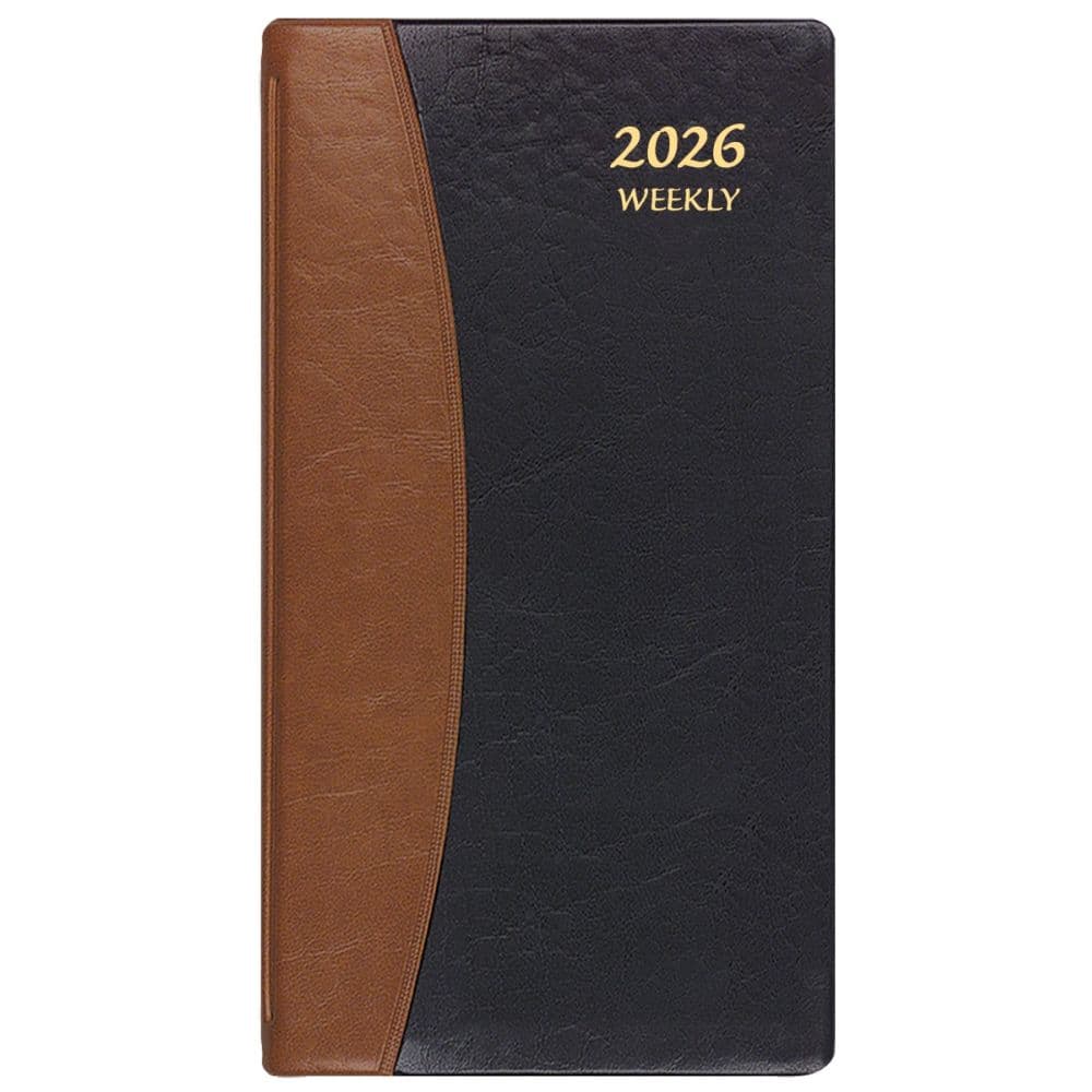 Black Tan Carriage 2026 Pocket Planner - Calendars.com