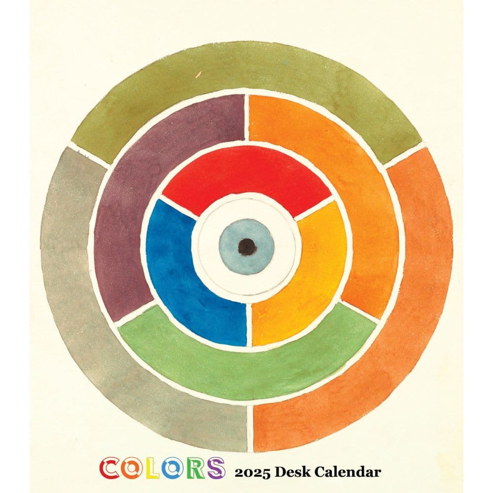 Colors 2025 Easel Desk Calendar - Calendars.com