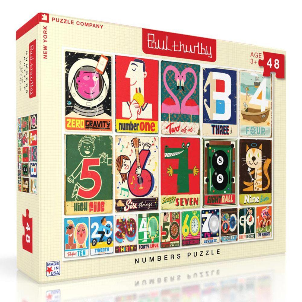 Numbers 48 Piece Puzzle - Calendars.com