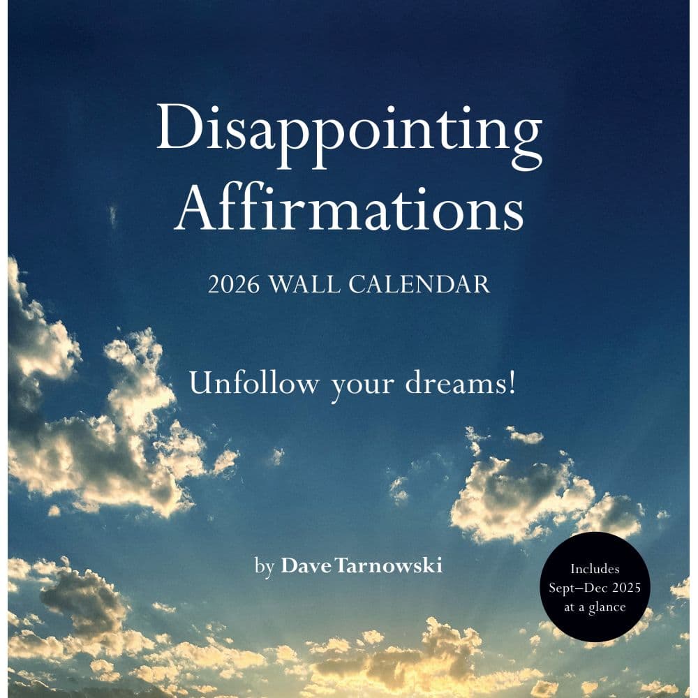 Disappointing Affirmations Wall - Calendars.com