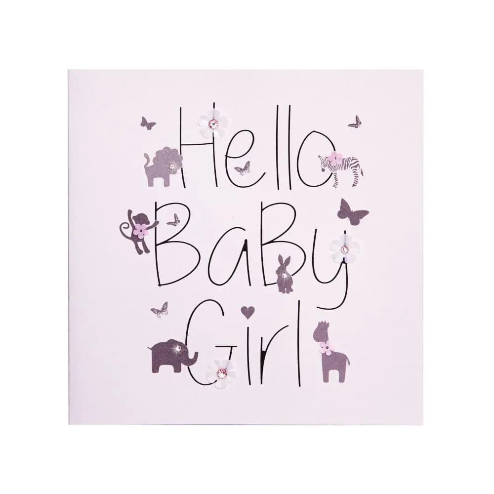 Hello Baby Girl New Baby Card - NIQUEA.D - Calendars.com