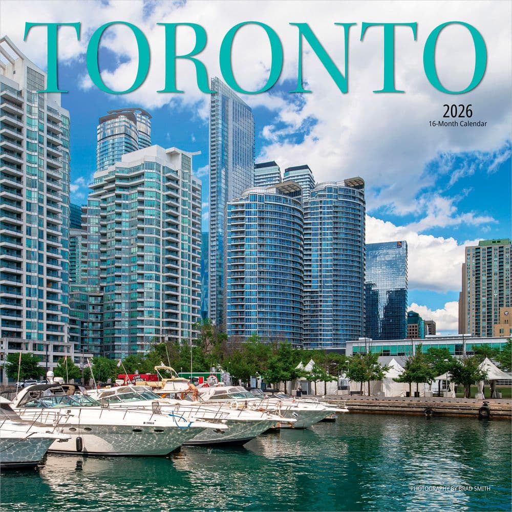 Toronto 2026 Wall Calendar - Calendars.com