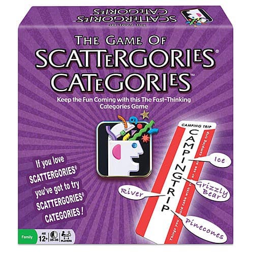 Scattergories Categories Game - Calendars.com