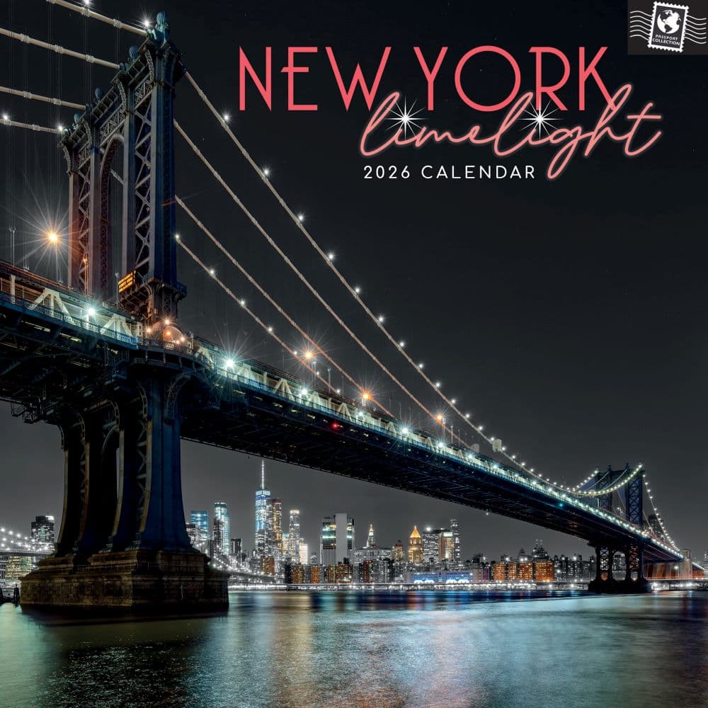 New York Limelight 2026 Wall Calendar - Calendars.com