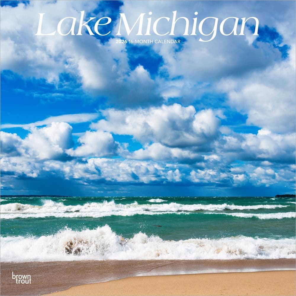 Lake Michigan 2026 Wall Calendar - Calendars.com