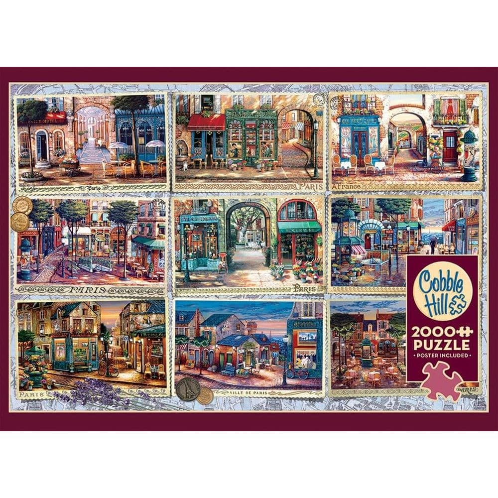 Memories of Paris 2000 Piece Puzzle - Calendars.com