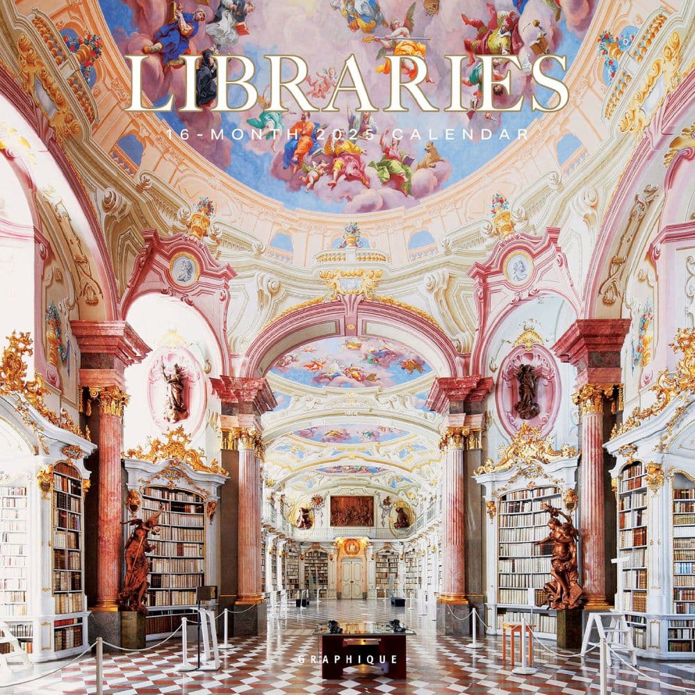 Libraries 2025 Wall Calendar - Calendars.com
