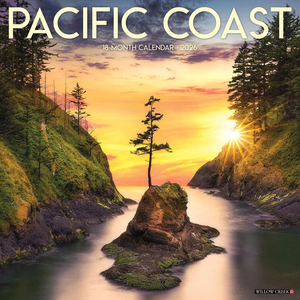 Pacific Coast 2026 Wall Calendar - Calendars.com