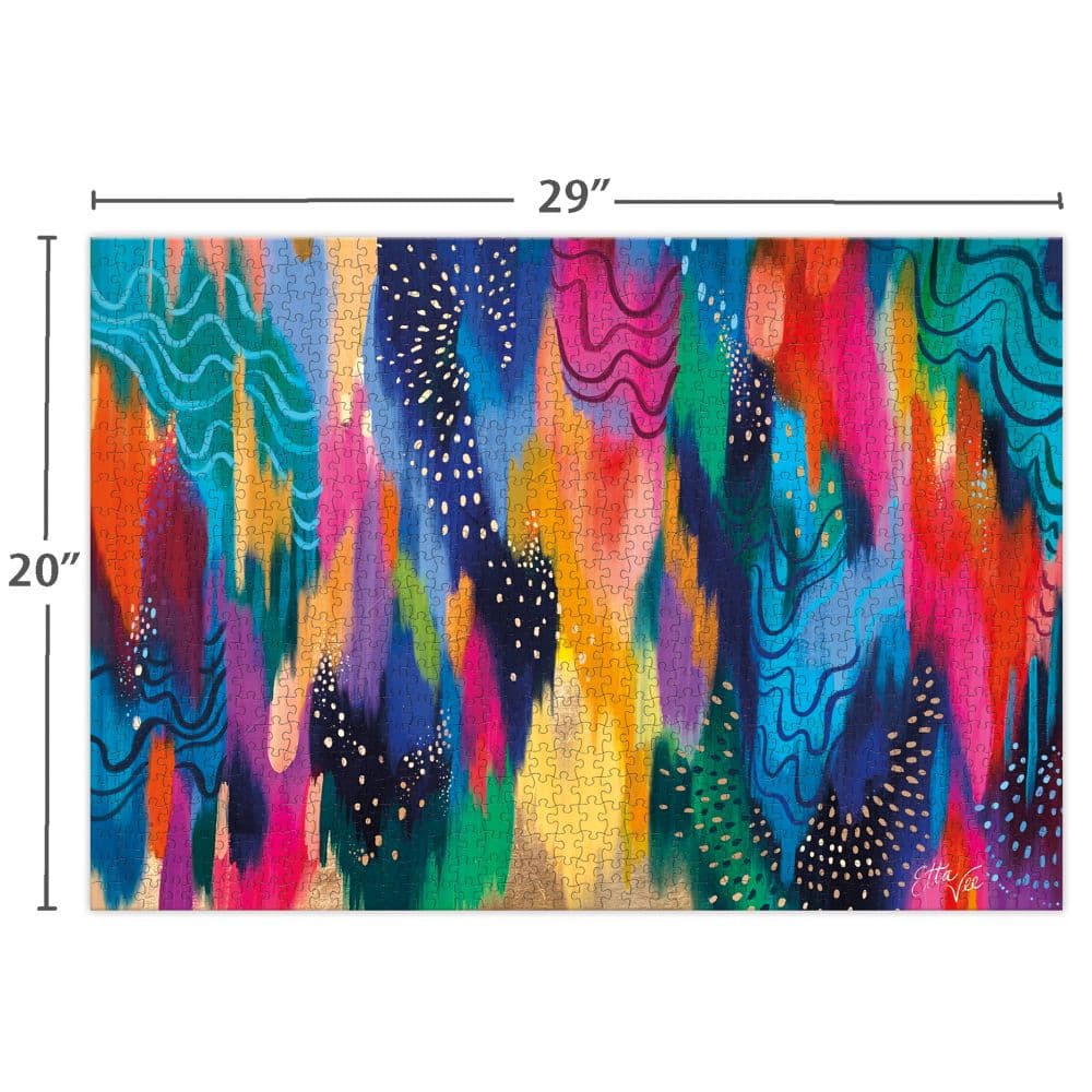 Splash of Color 1000 Piece Luxe Puzzle - Calendars.com