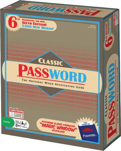 Password Board Game - Calendars.com