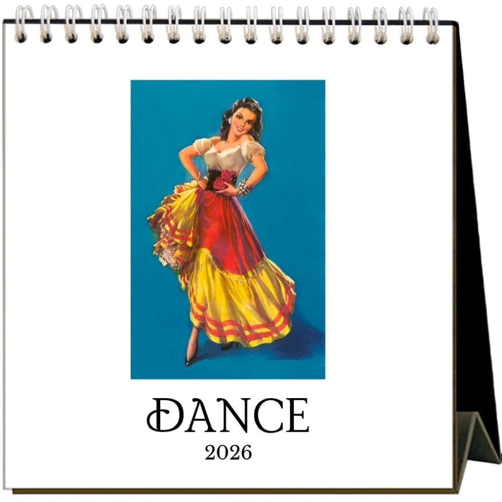 Dance 2026 Easel Desk Calendar - Calendars.com