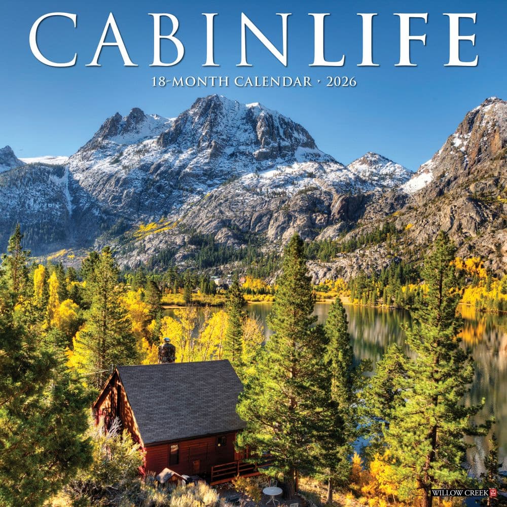 Cabin Life 2026 Wall Calendar - Calendars.com