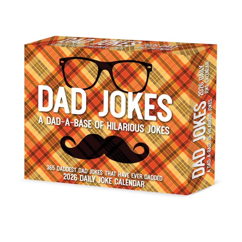 Dad Jokes A Dad a Base of Hilarious Jokes 2026 Desk Calendar ...