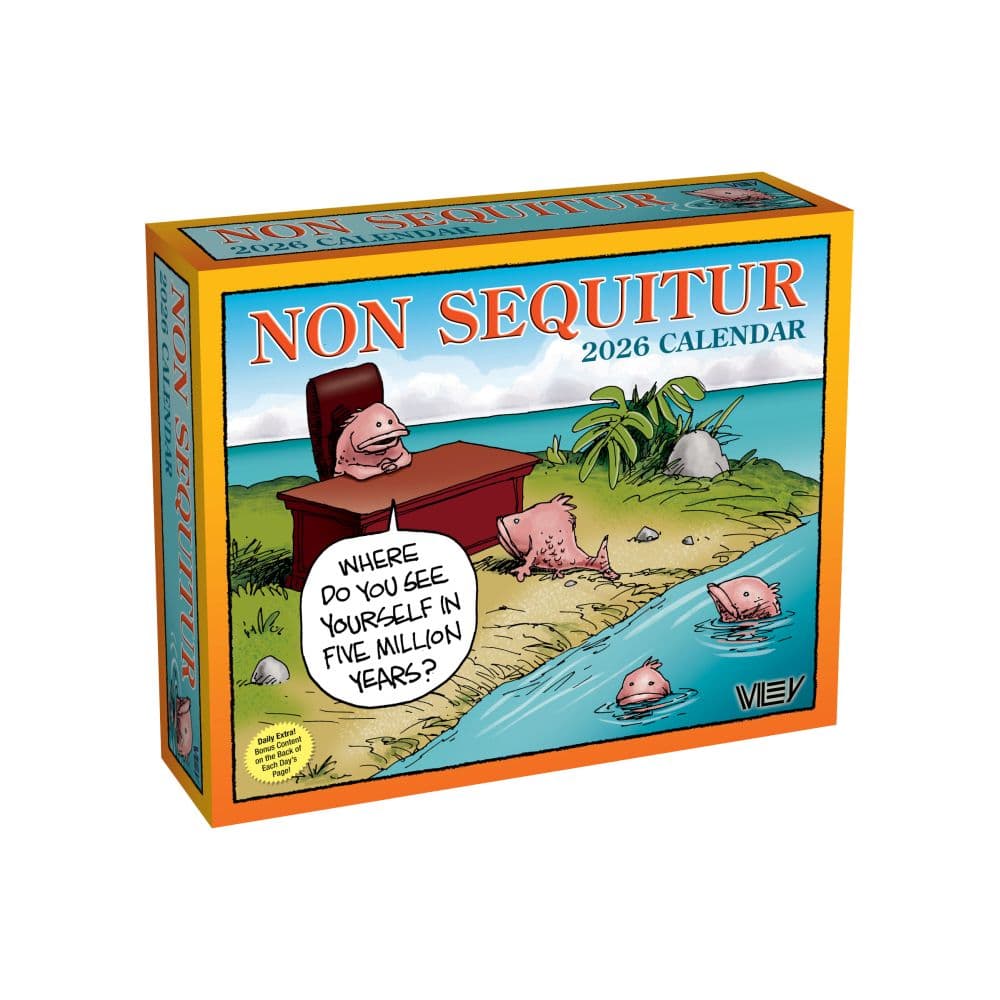 Non Sequitur 2026 Desk Calendar - Calendars.com
