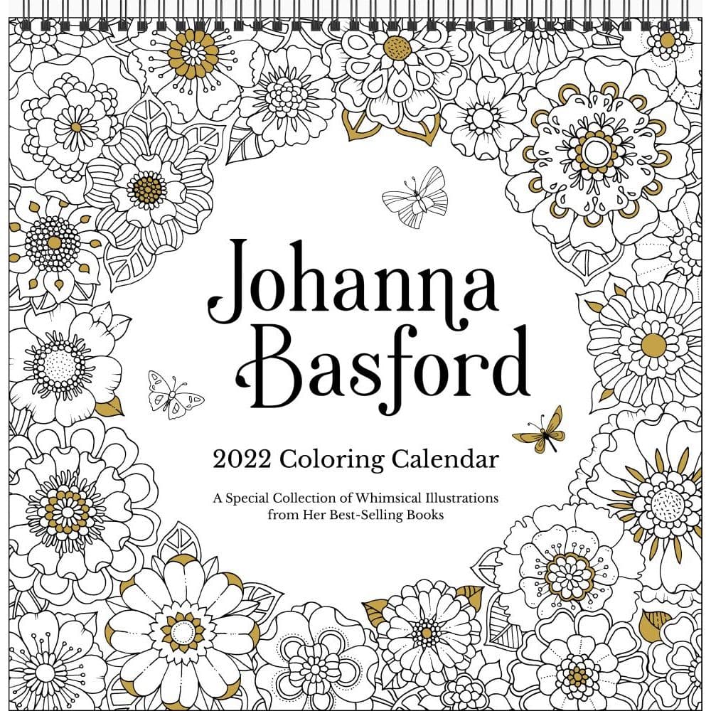 2022 Coloring Calendar Printable - Printable Word Searches
