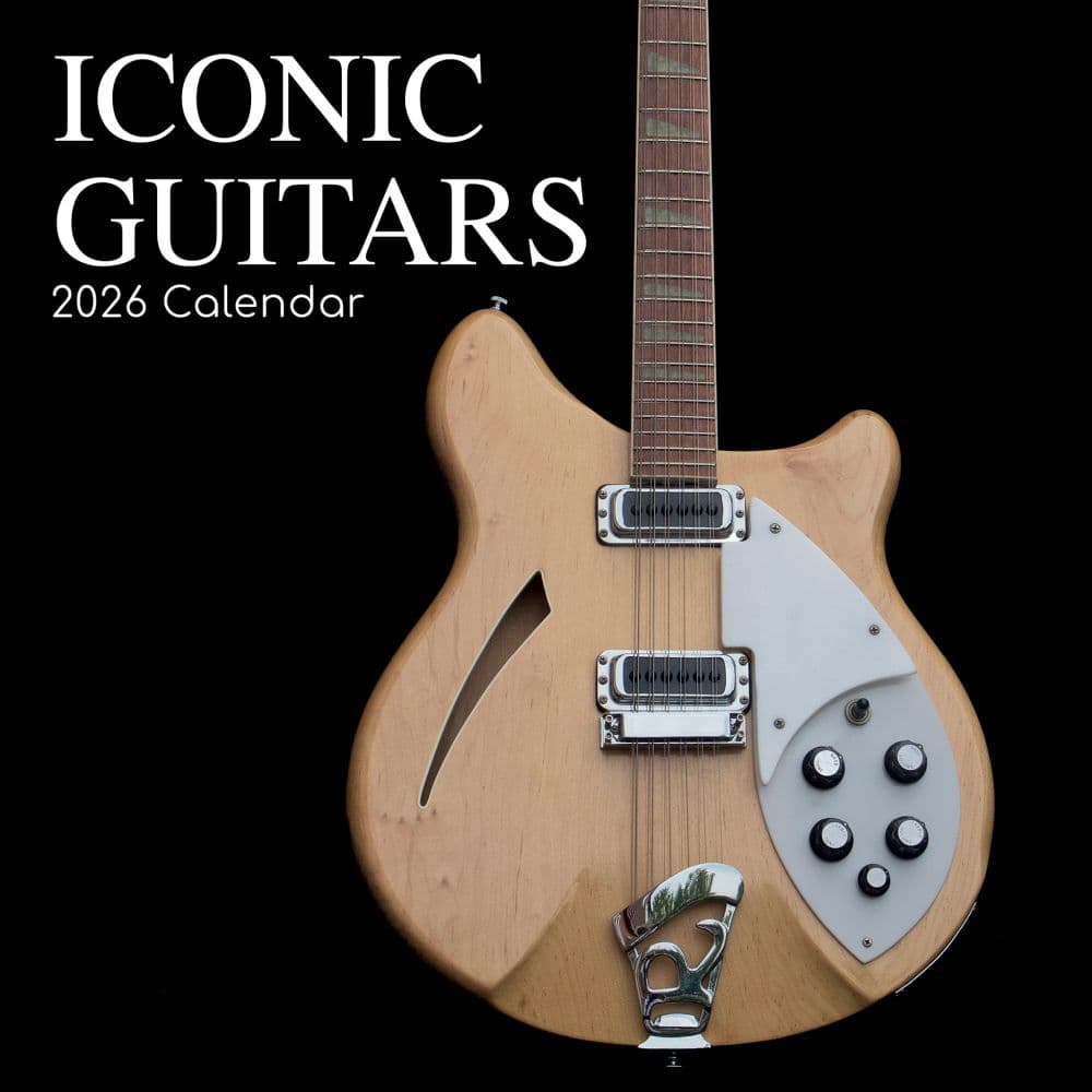 Iconic Guitars 2026 Wall Calendar - Calendars.com