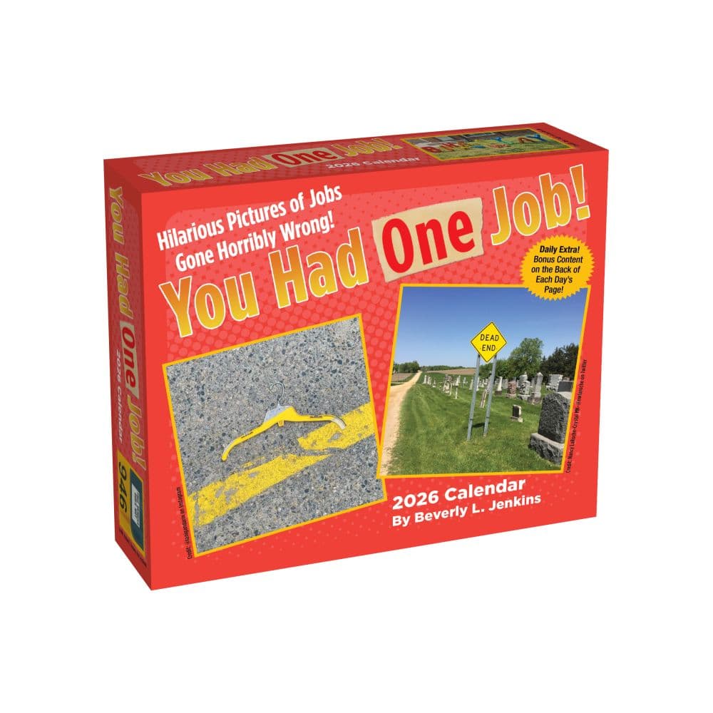 You Had One Job 2026 Desk Calendar - Calendars.com