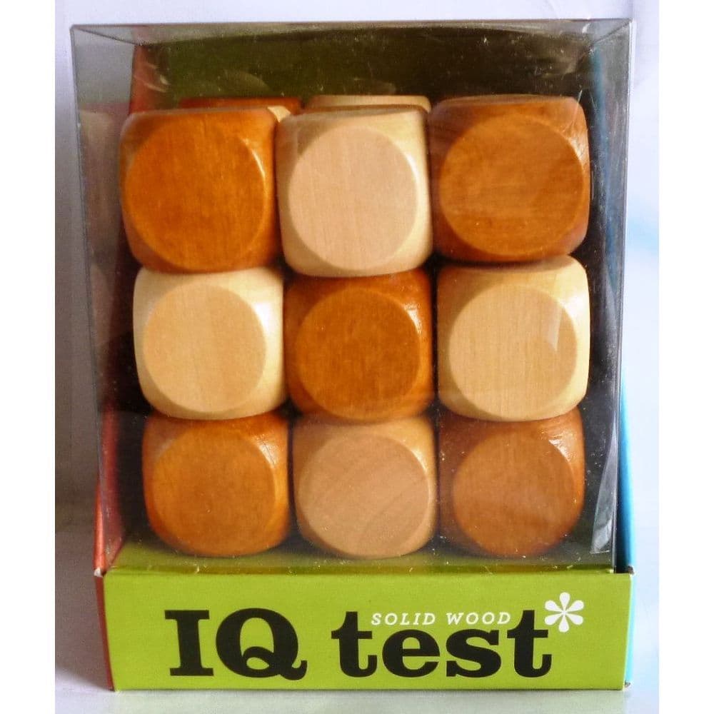 IQ Test Wood Cube - Calendars.com