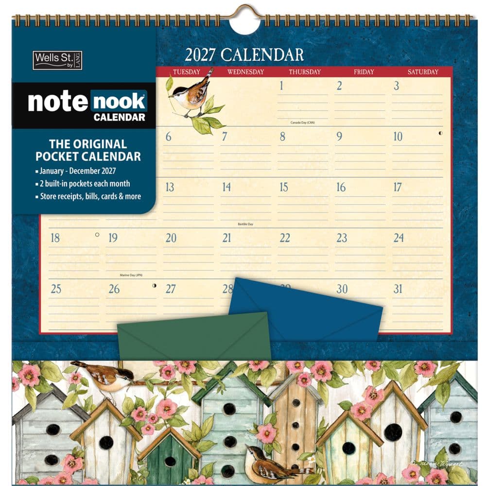 Heart and Home 2027 Note Nook by Susan Winget - Calendars.com