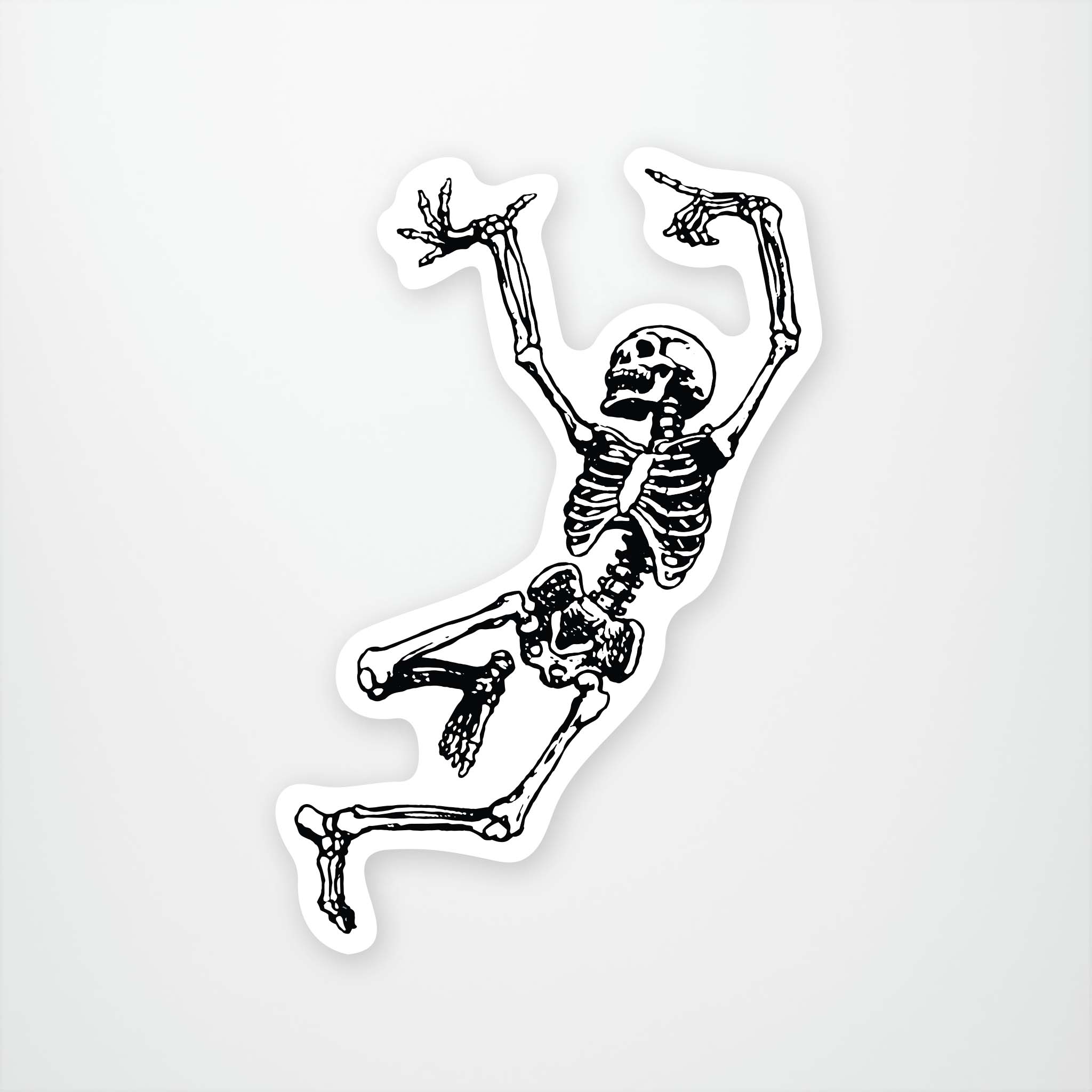 Dancing Skeleton Sticker - Calendars.com