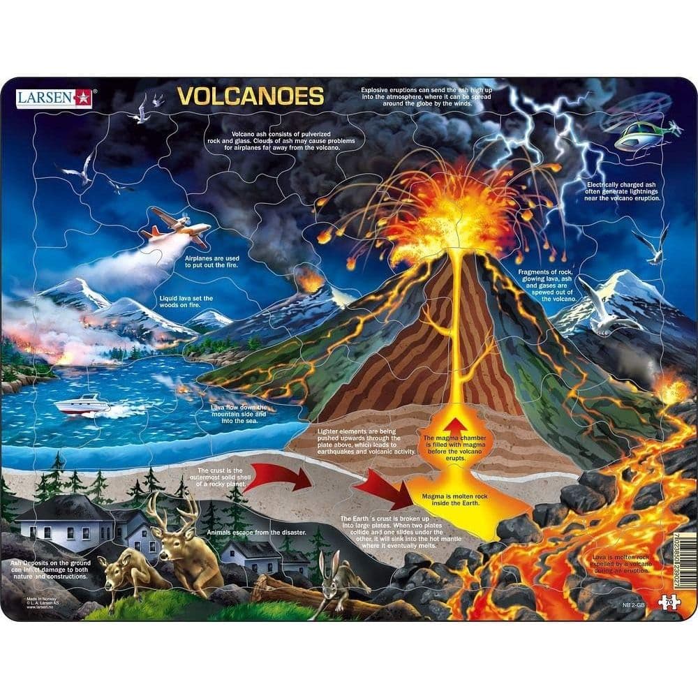 Larsen Volcanoes Puzzle - Calendars.com