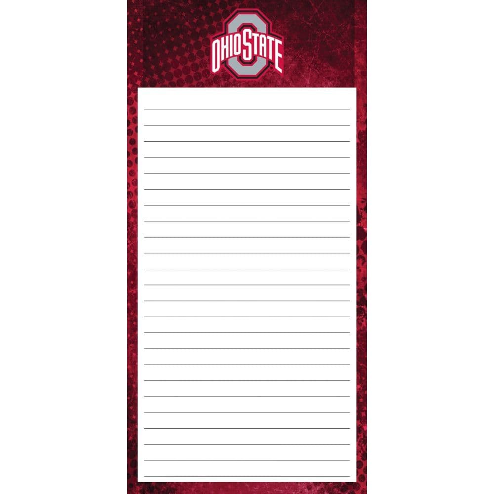 Ohio State Buckeyes List Pad (2 Pack) - Calendars.com