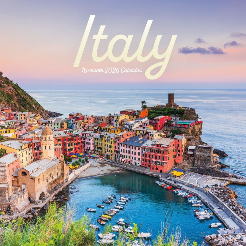 Italy 2026 Mini Wall Calendar - Calendars.com