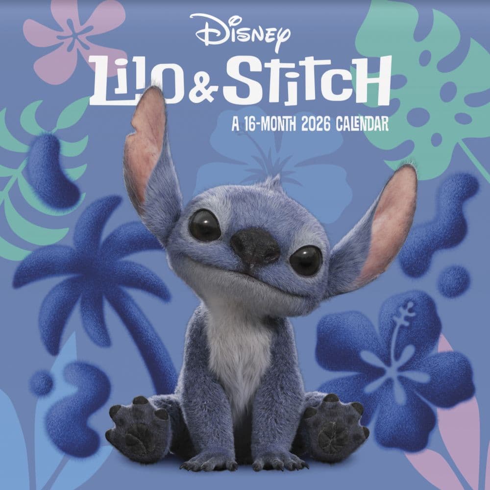 Lilo and Stitch Movie 2026 Wall Calendar - Calendars.com