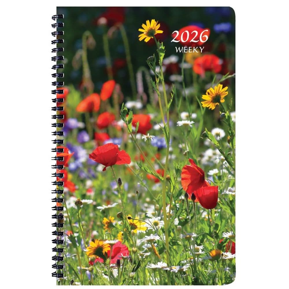 Wildflowers Weekly 2026 Planner - Calendars.com