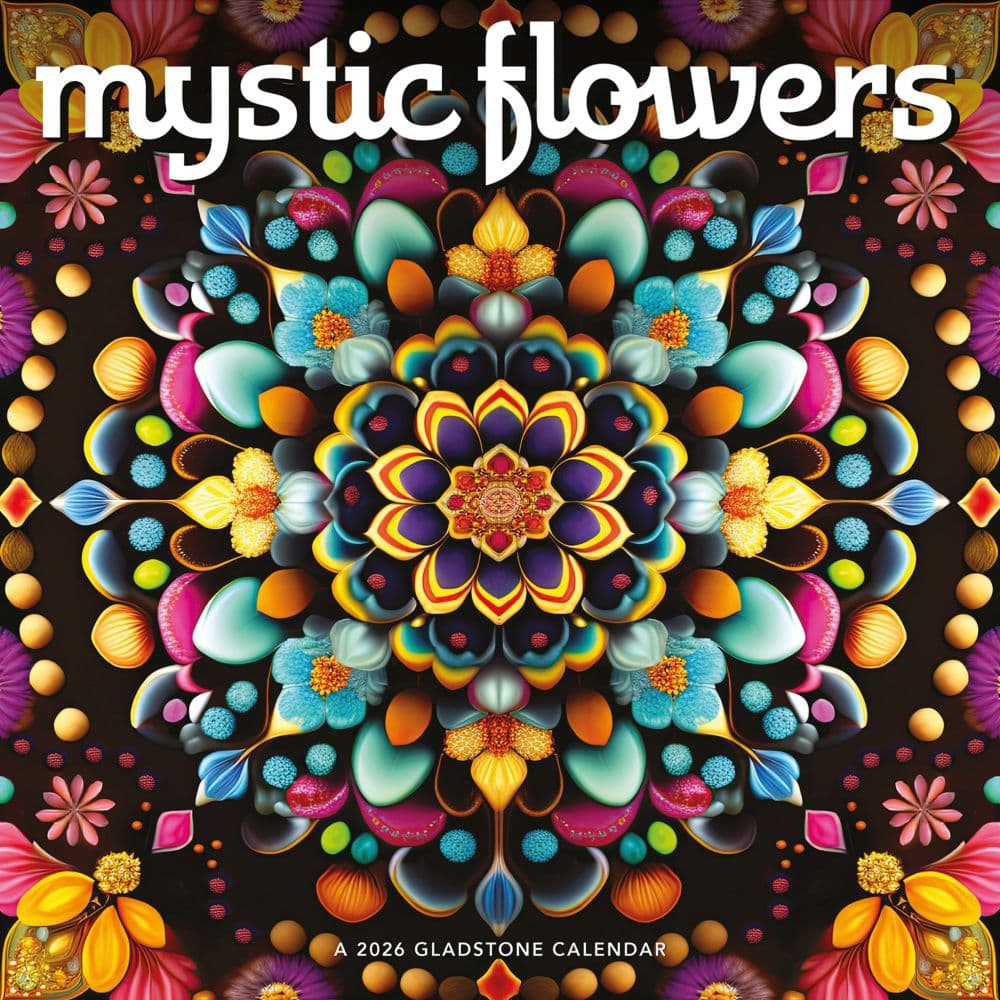 Mystic Flowers 2026 Wall Calendar by Gladstone Media - Calendars.com