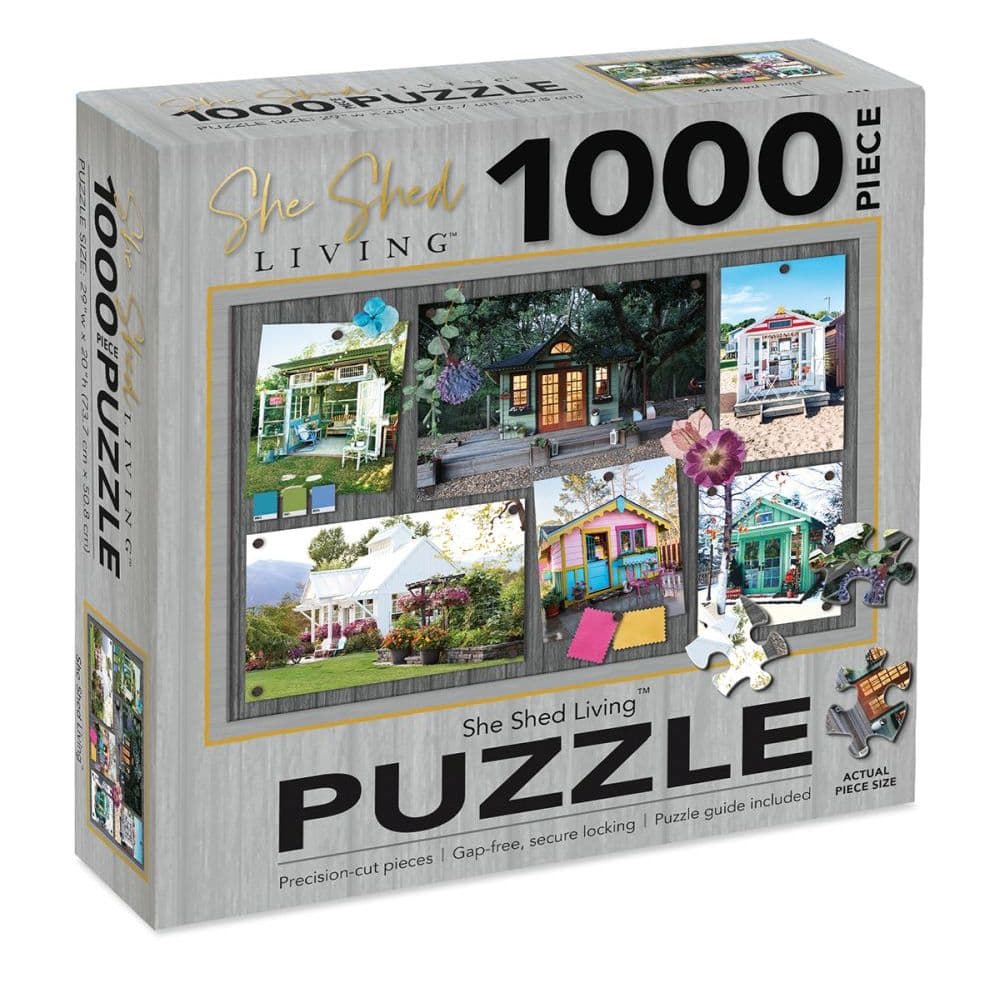 She Shed Living 1000 Pc Puzzle - Calendars.com