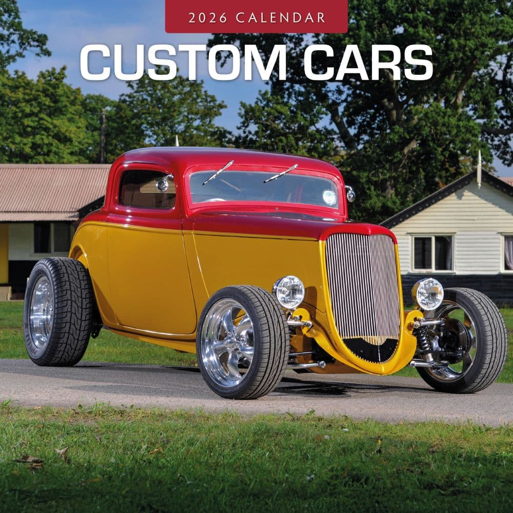 Custom Cars Wall (REDROB) - Calendars.com