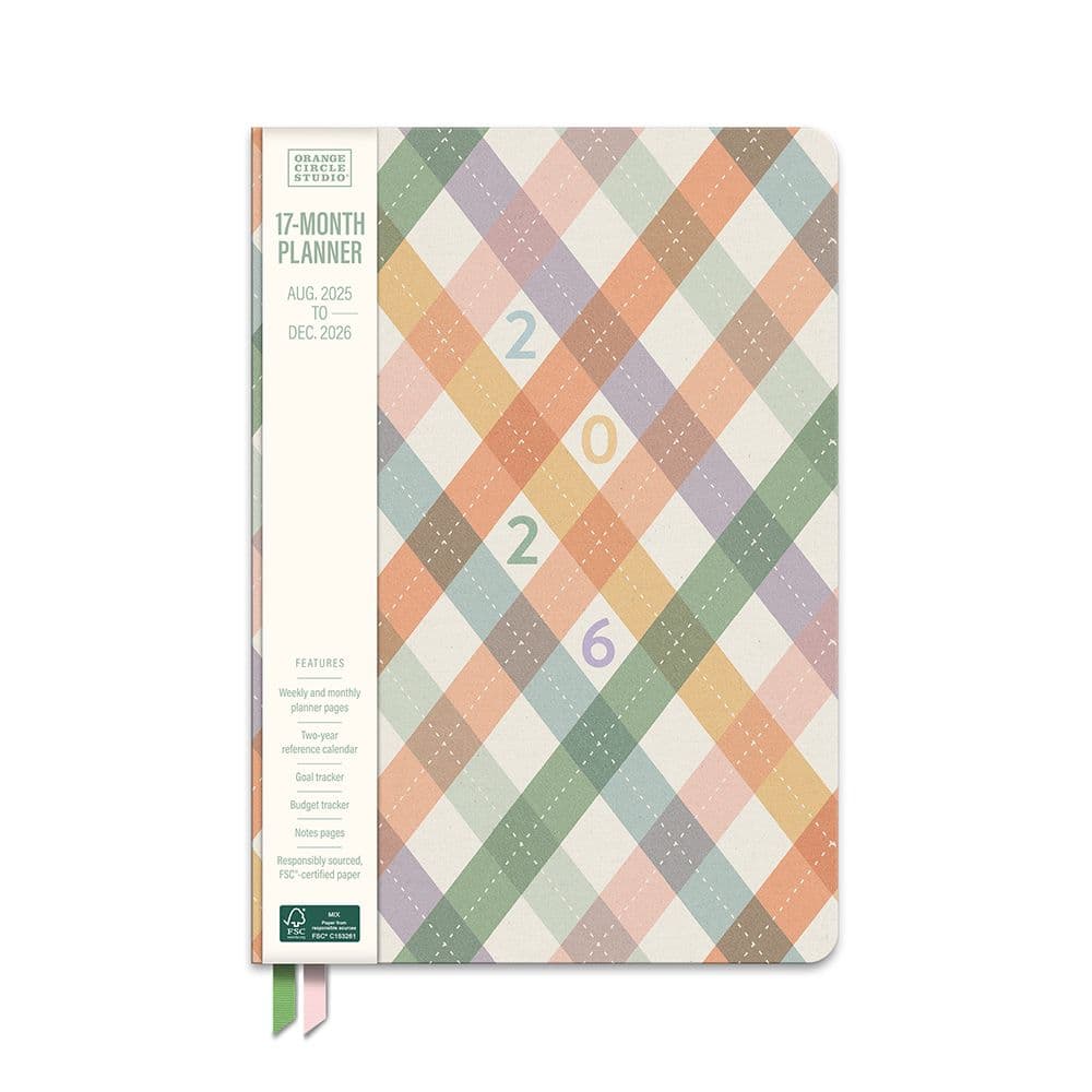 As If Argyle Cloth 2026 Planner - Calendars.com