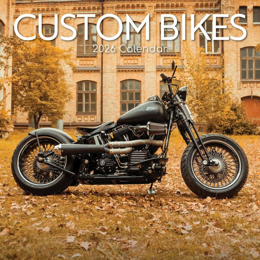 Custom Bikes 2026 Wall Calendar - Calendars.com